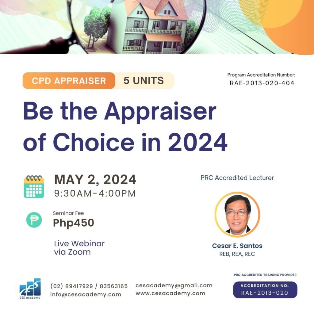 5 units CPD for Real Estate Appraiser_MAY 2, 2024 - CES Academy, Inc